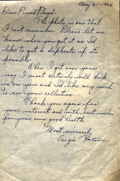 RATNER, AUGIE SIGNED LETTER – JO Sports Inc.