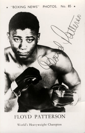PATTERSON, FLOYD VINTAGE SIGNED PHOTO – JO Sports Inc.