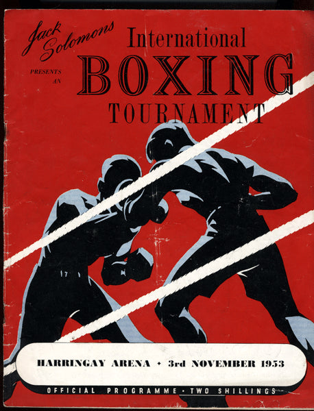 FAMECHON, RAY-SAMMY MCCARTHY OFFICIAL PROGRAM (1953) – JO Sports Inc.