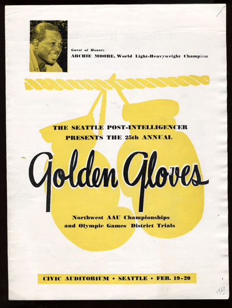 1960 Northwest AAU Boxing Championships Program – JO Sports Inc.