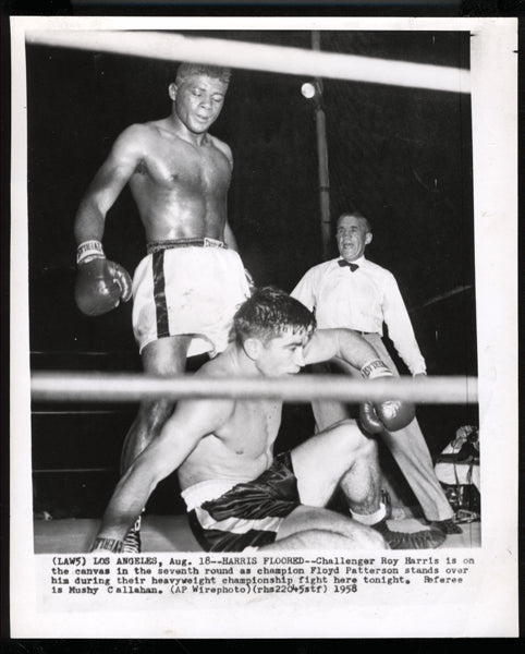 PATTERSON, FLOYD-ROY HARRIS WIRE PHOTO (1958) – JO Sports Inc.