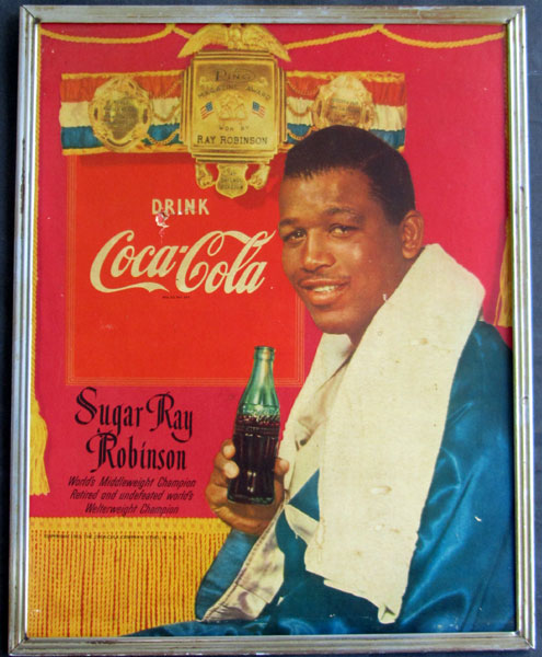 ROBINSON, SUGAR RAY COCA COLA ADVERTISING POSTER (1951) – JO Sports Inc.
