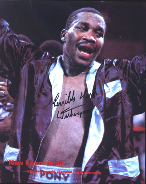 WITHERSPOON, TIM "TERRIBLE" SIGNED PHOTO – JO Sports Inc.