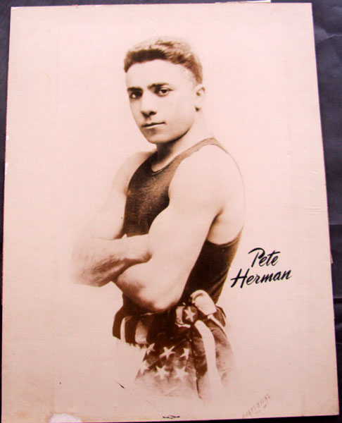 HERMAN, PETE LARGE FORMAT ANTIQUE PHOTOGRAPH – JO Sports Inc.
