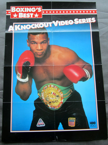 TYSON, MIKE ORIGINAL KNOCKOUT VIDEO ADVERTISING POSTER – JO Sports Inc.