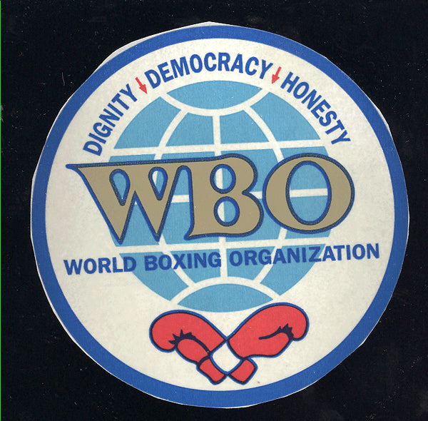 WBO (WORLD BOXING ORGANIZATION) STICKER – JO Sports Inc.