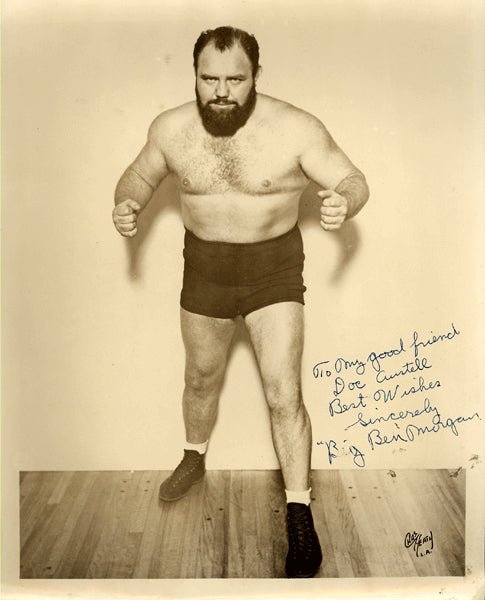 MORGAN, "BIG BEN" SIGNED PHOTO (WRESTLER) – JO Sports Inc.