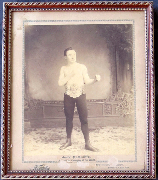 MCAULIFFE JACK ANTIQUE PHOTOGRAPH (AS CHAMPION) – JO Sports Inc.