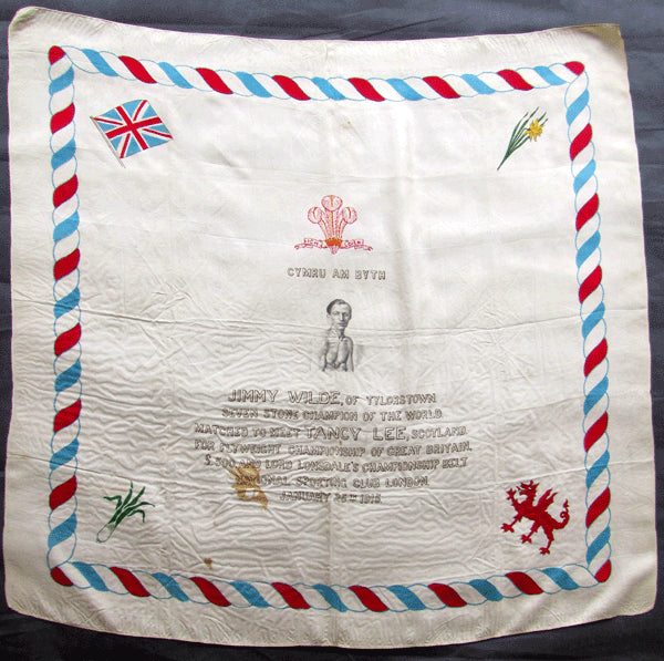 JIMMY WIDE BOXING SILK (1915-TANCY LEE FIGHT) – JO Sports Inc.