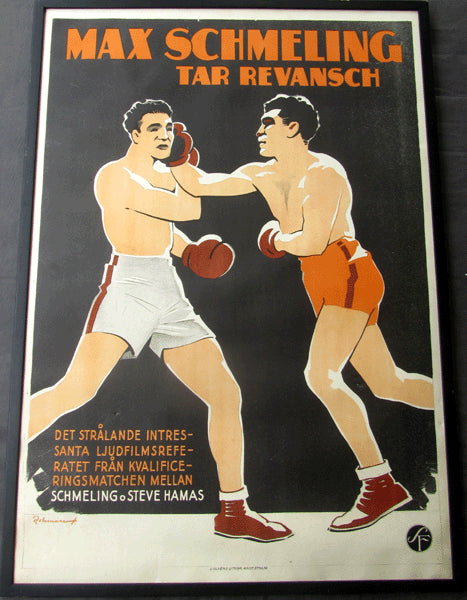 SCHMELING, MAX-STEVE HAMAS II POSTER (1935) – JO Sports Inc.