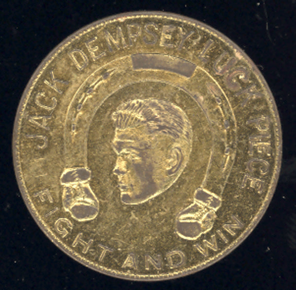 DEMPSEY, JACK LUCKY COIN (1924-MOVIE FIGHT AND WIN) – JO Sports Inc.