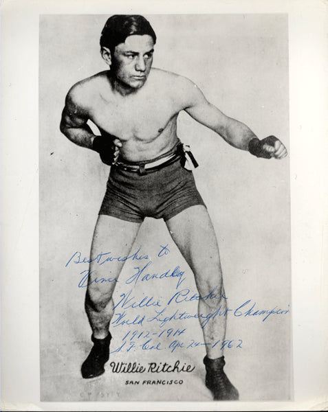 RITCHIE, WILLIE SIGNED PHOTO – JO Sports Inc.