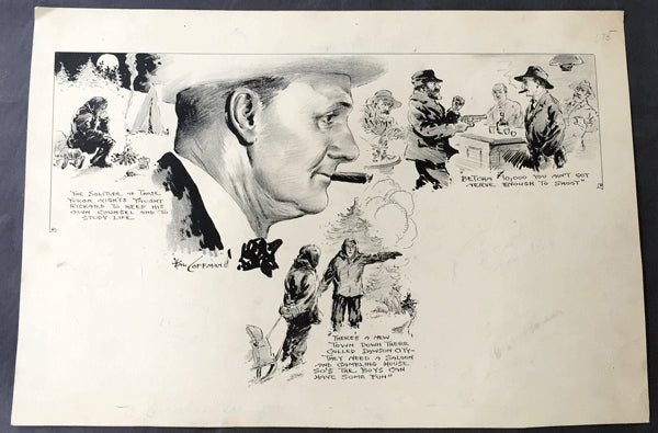 RICKARD, TEX CARTOON ART BY HAL COFFMAN (UPON HIS DEATH-1929) – JO ...