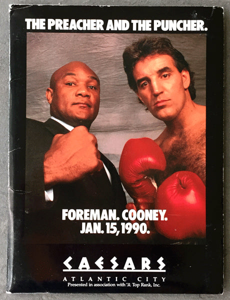 FOREMAN, GEORGE-GERRY COONEY PRESS KIT (1990) – JO Sports Inc.