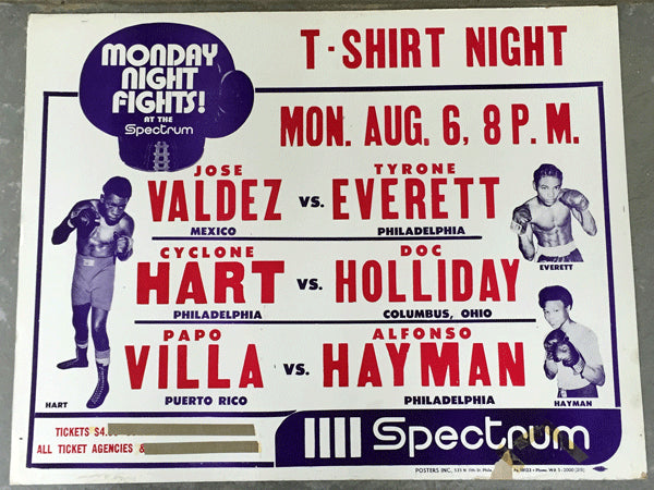 HART, EUGENE "CYCLONE"-DOC HOLLIDAY ON SITE POSTER (1973) – JO Sports Inc.