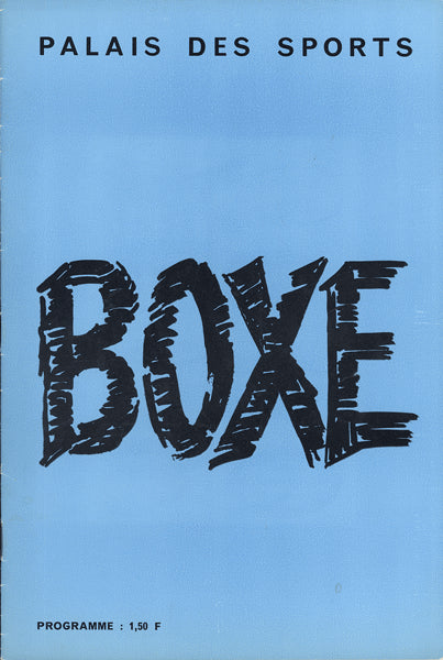 ROBINSON, SUGAR RAY-ARMAND VANUCCI OFFICIAL PROGRAM (1963) – JO Sports Inc.