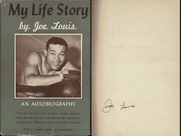 MY LIFE STORY BY JOE LOUIS (1947-SIGNED BY JOE LOUIS) – JO Sports Inc.
