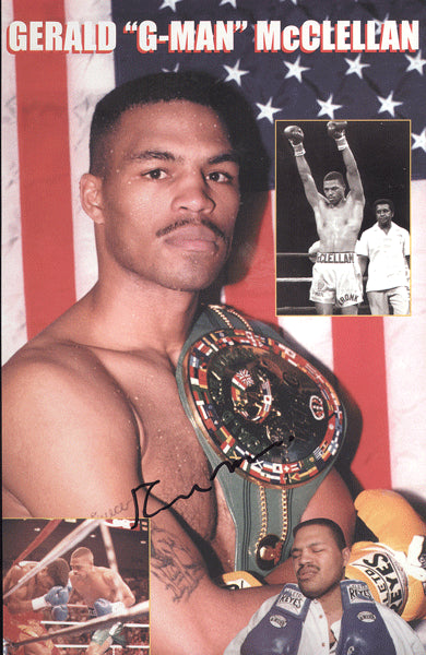 MCCLELLAN, GERALD SIGNED PHOTO POSTCARD – JO Sports Inc.
