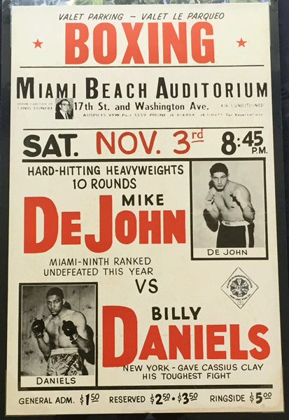 DEJOHN, MIKE-BILLY DANIELS ON SITE POSTER (1962) – JO Sports Inc.