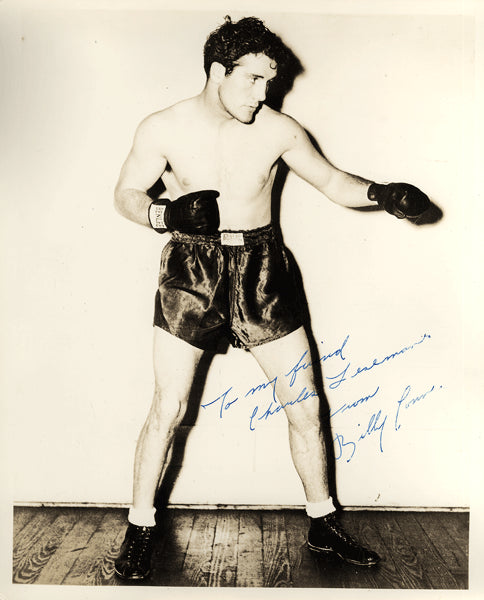 CONN, BILLY SIGNED PHOTOGRAPH – JO Sports Inc.
