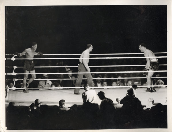 LOUIS, JOE-PRIMO CARNERA WIRE PHOTO (1935) – JO Sports Inc.