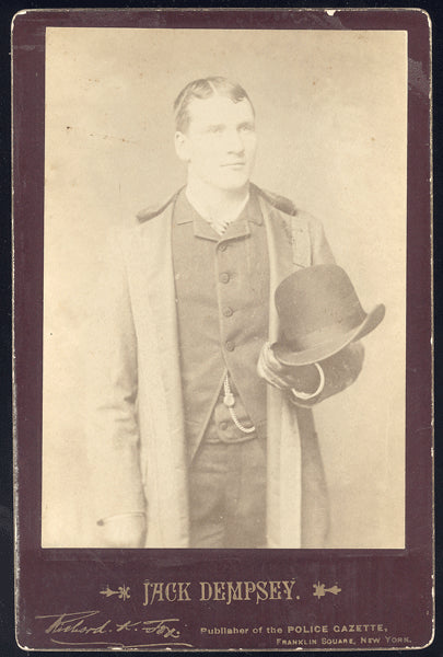DEMPSEY, NONPAREIL JACK CABINET CARD – JO Sports Inc.