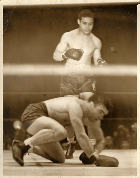 LOUIS, JOE-NATHAN MANN WIRE PHOTO (1938-2ND ROUND) – JO Sports Inc.