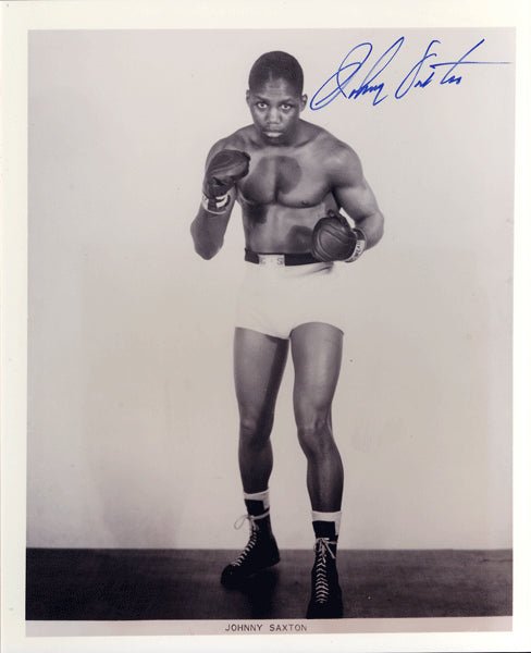 SAXTON, JOHNNY SIGNED PHOTOGRAPH – JO Sports Inc.