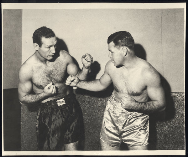 ROSENBLOOM, MAXIE-MICKEY WALKER WIRE PHOTO (1933-WEIGHING IN) – JO ...
