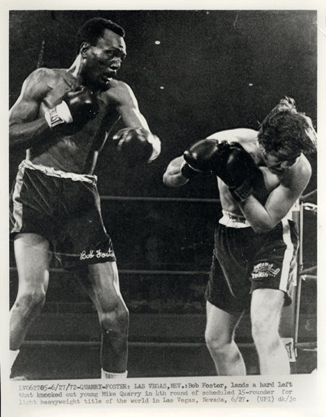 FOSTER, BOB-MIKE QUARRY WIRE PHOTO (1972-4TH ROUND) – JO Sports Inc.