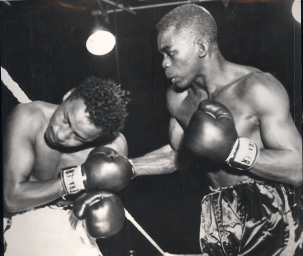 WILLIAMS, IKE-JOHNNY BRATTON WIRE PHOTO (1950) – JO Sports Inc.