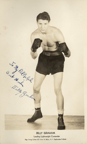 GRAHAM, BILLY SIGNED PROMOTIONAL PHOTO – JO Sports Inc.