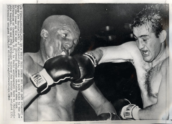 HARRIS, GYPSEY JOE-DICKIE DIVERONICA WIRE PHOTO (1968) – JO Sports Inc.