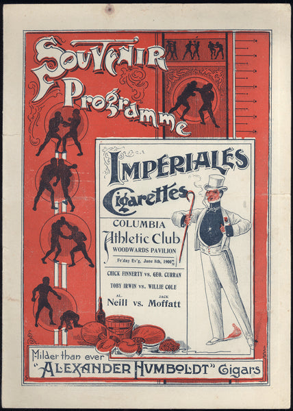 NEILL, AL-JACK MOFFATT OFFICIAL PROGRAM (1900) – JO Sports Inc.