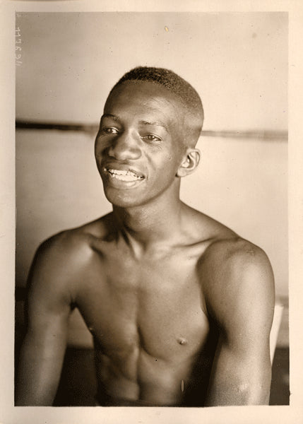 BROWN, PANAMA AL ORIGINAL PHOTO (1927-BEFORE CRIQUI FIGHT) – JO Sports Inc.