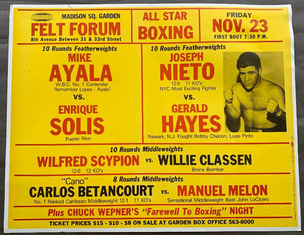 SCYPION, WILFRED-WILLIE CLASSEN ON SITE POSTER (1979) – JO Sports Inc.