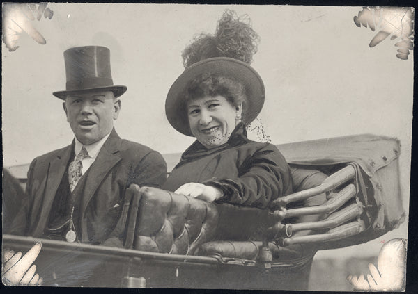 FITZSIMMONS, ROBERT & WIFE ORIGINAL PHOTOGRAPH – JO Sports Inc.