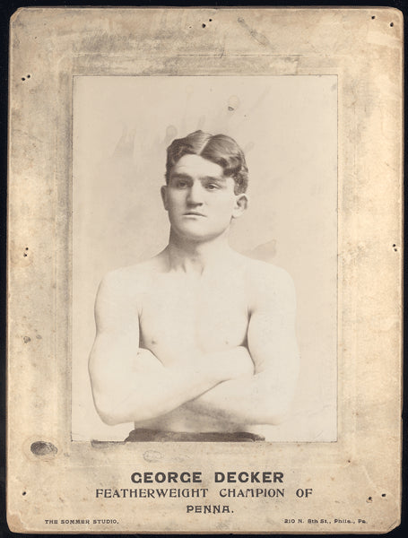 DECKER, GEORGE ORIGINAL MOUNTED PHOTOGRAPH – JO Sports Inc.