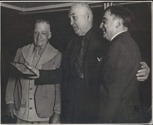 JEFFRIES, JAMES J. & TOM SHARKEY ORIGINAL PHOTO (1945) – JO Sports Inc.