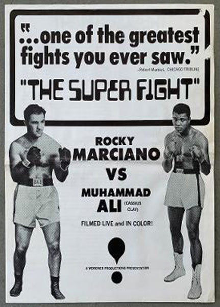 ALI, MUHAMMAD-ROCKY MARCIANO SUPER FIGHT ADVERTISING BOOKLET (1969 ...