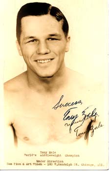 ZALE, TONY SIGNED PHOTO – JO Sports Inc.
