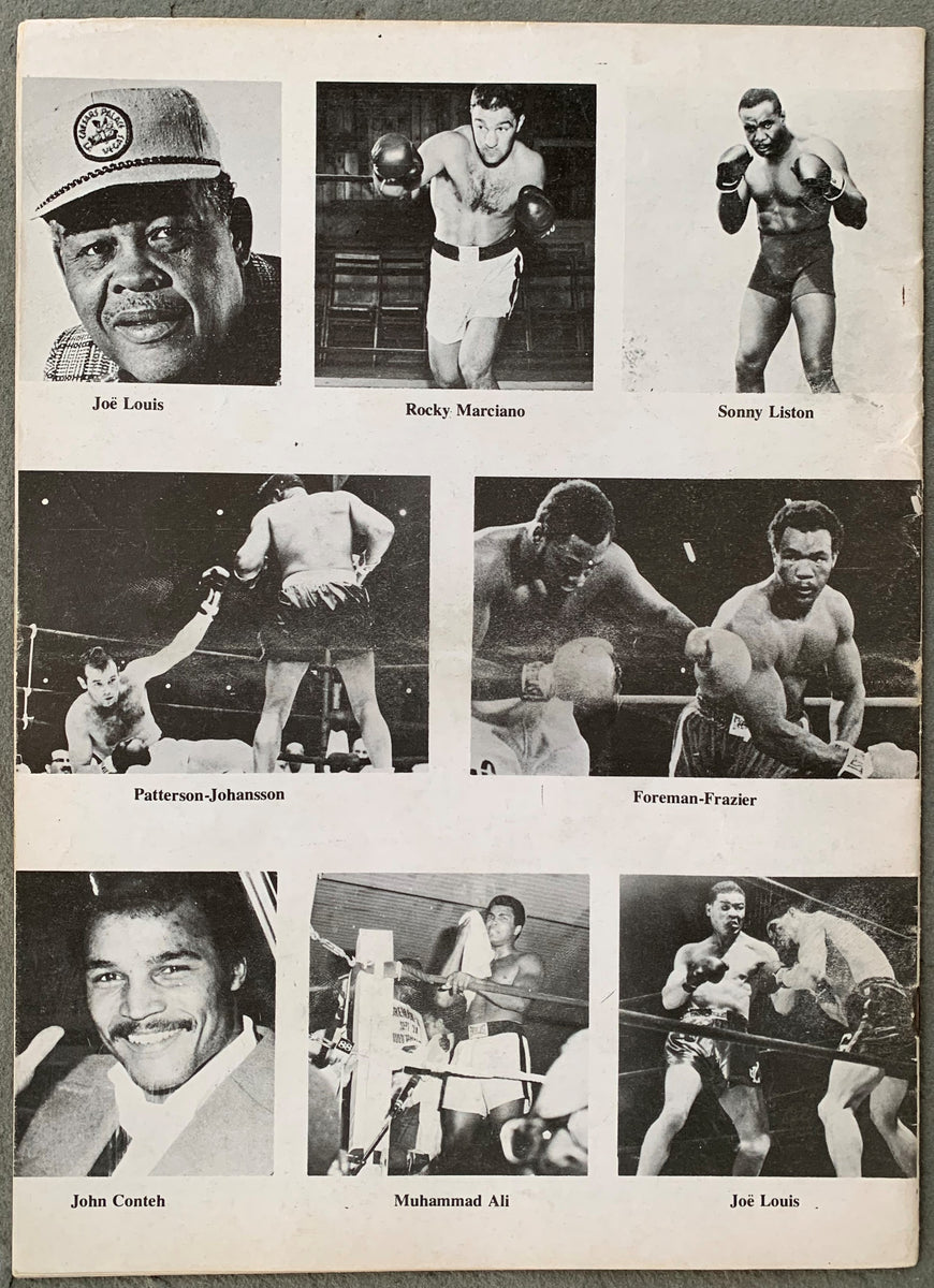 ALI, MUHAMMAD-GEORGE FOREMAN RARE OFFICIAL PROGRAM (1974) – JO Sports Inc.