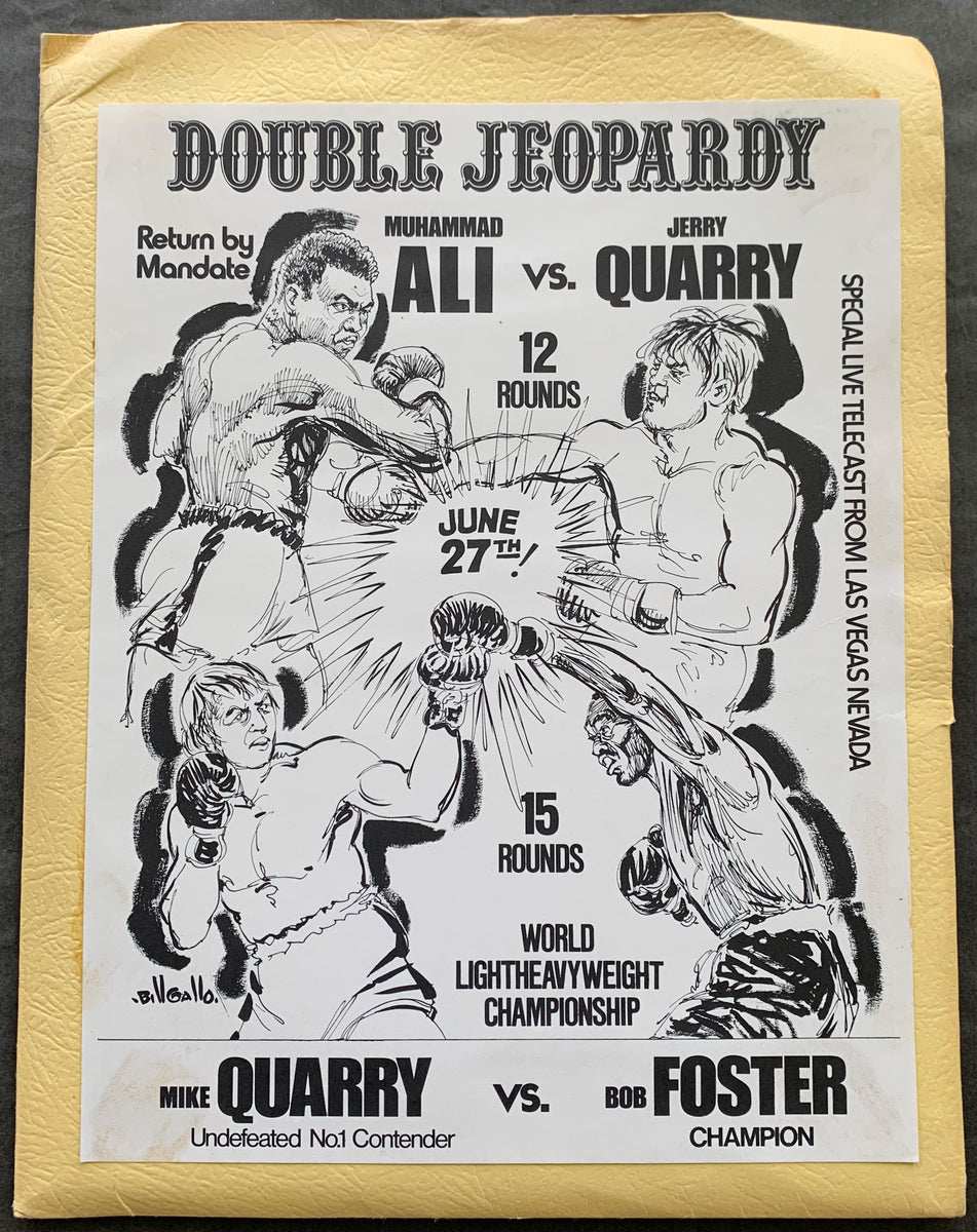 ALI, MUHAMMAD-JERRY QUARRY II PRESS KIT (1972) – JO Sports Inc.
