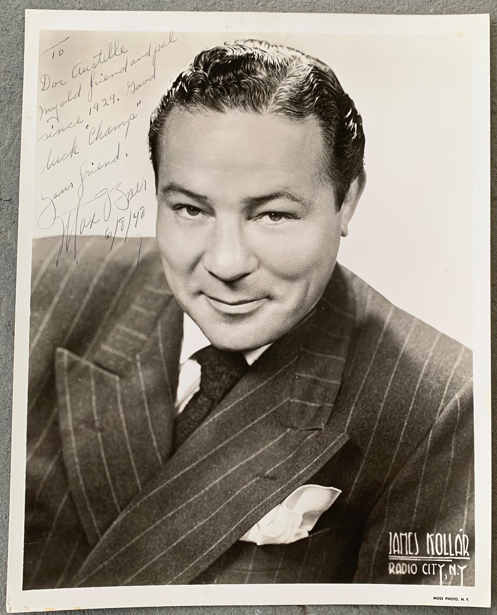 BAER, MAX SIGNED PROMOTIONAL PHOTO – JO Sports Inc.