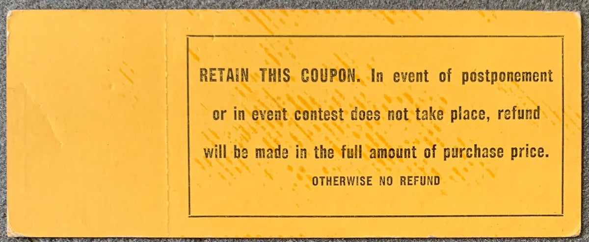 BASSEY, HOGAN "KID"-RICARDO MORENO ON SITE FULL TICKET (1958) – JO ...