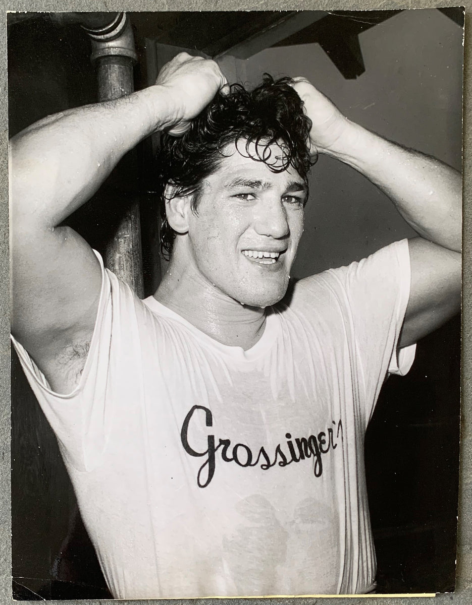 BONAVENA, OSCAR WIRE PHOTO (1966-PREPARING FOR FRAZIER) – JO Sports Inc.