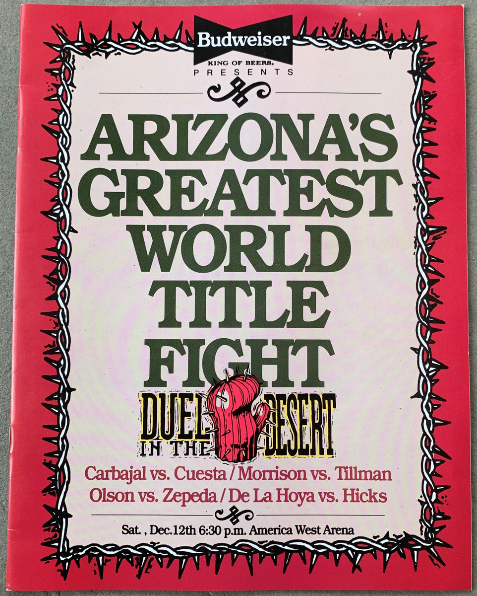 DE LA HOYA, OSCAR-CLIFFORD HICKS & MICHAEL CARBAJAL-ROBINSON CUESTA OF ...