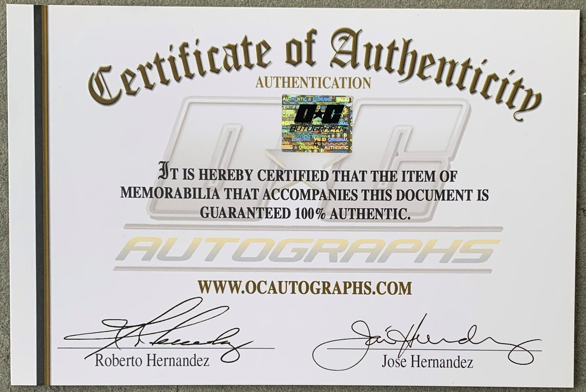 FORREST, VERNON SIGNED ACTION PHOTO – JO Sports Inc.