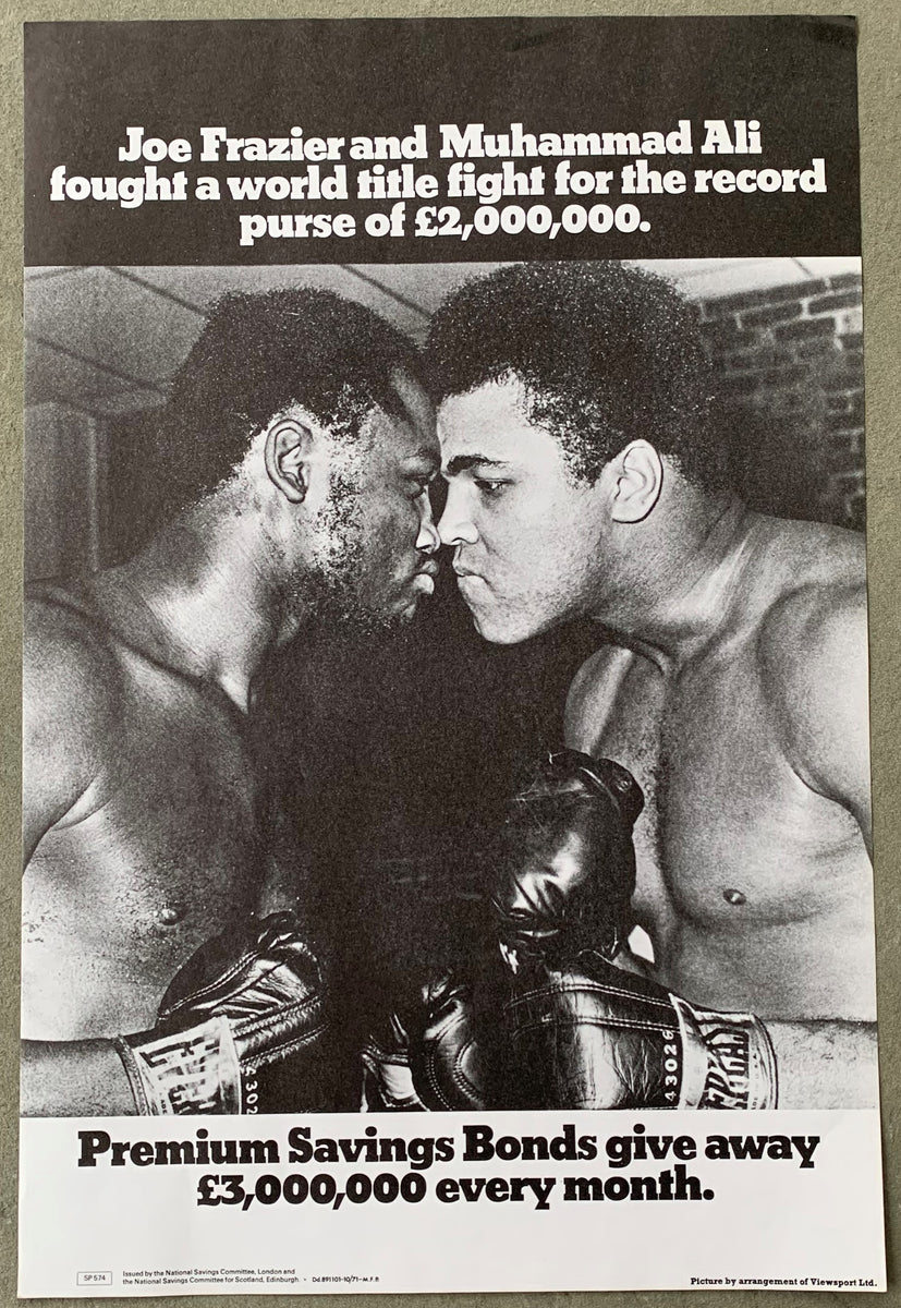 Ali Frazier 1971 Fight Poster