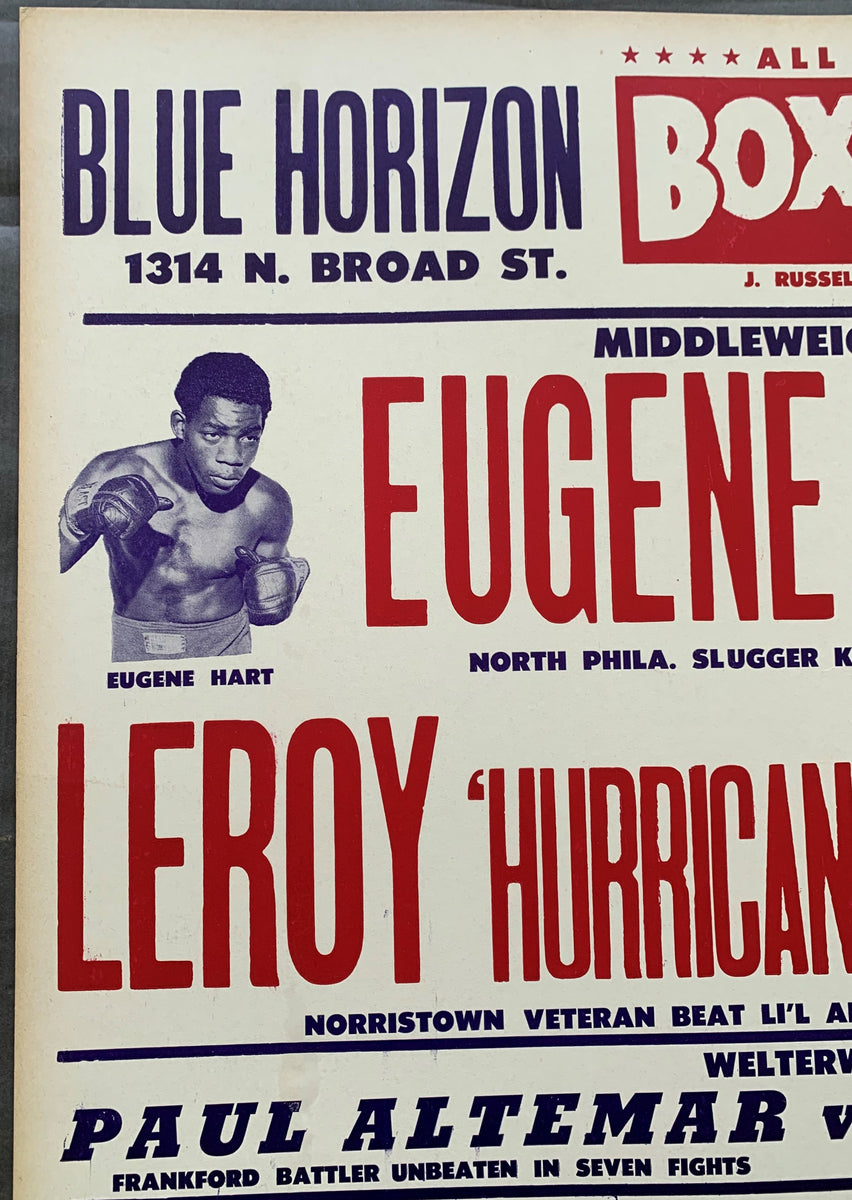 HART, EUGENE "CYCLONE"-LEROY "HURRICANE" ROBERTS ON SITE POSTER (1970 ...